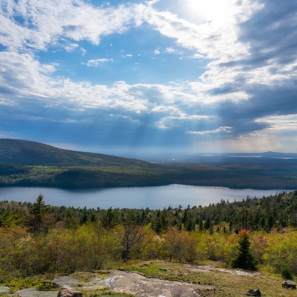 Parkman Mountain Including Bald Peak In Acadia National Park The Fat ...